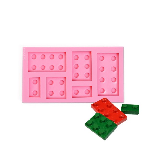 Καλούπι Σιλικόνης Τουβλάκια Lego Brick Block Silicone Mold | party alphabet